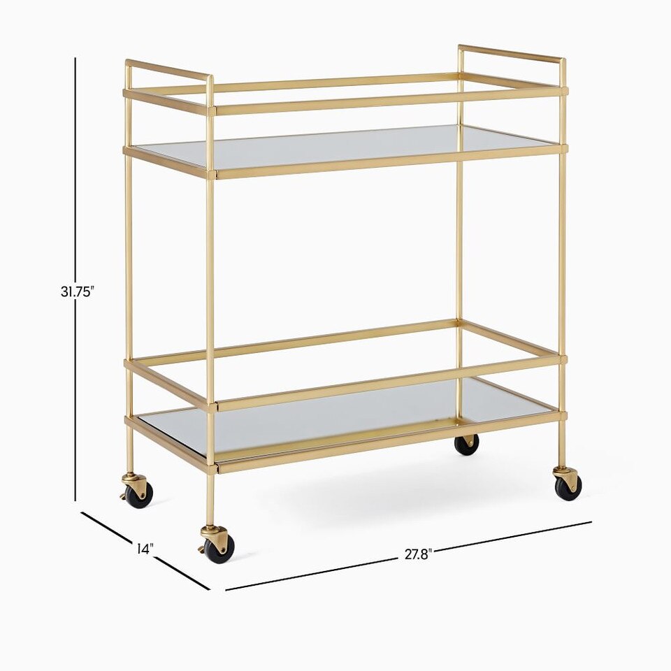 Terrace Bar Cart - West Elm Australia