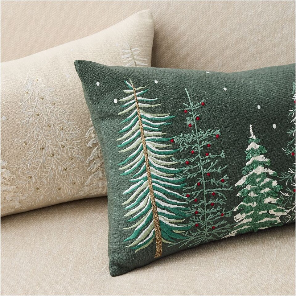 Textural Trees Cushion Cover | West Elm Australia