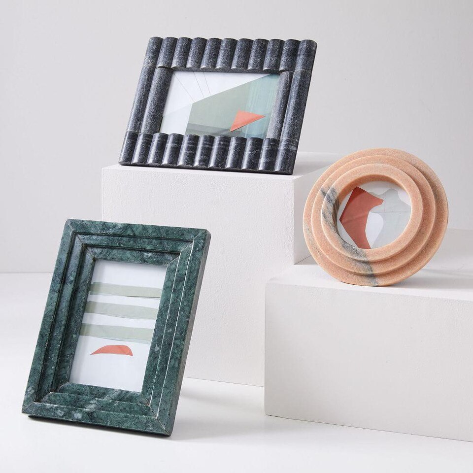 Textured Marble Frames | west elm Australia
