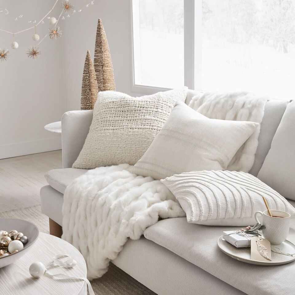 Textured Waves Cushion Cover | West Elm Australia