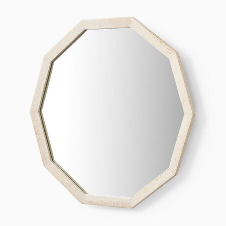 travertine wall mirror