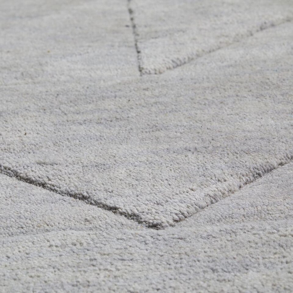 Carved Triangles Wool Nursery Rug | west elm Australia