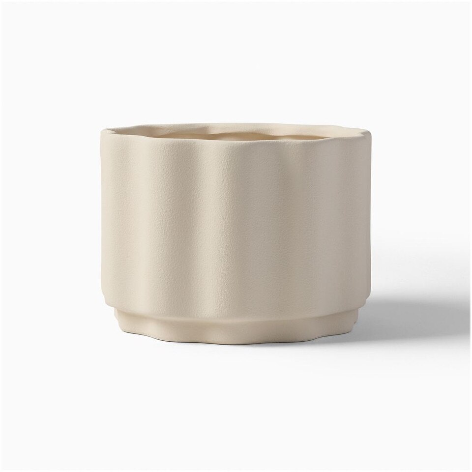 Wavy Ceramic Planters - West Elm Australia