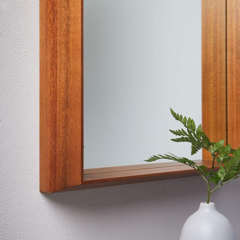 Wood Frame Ledge Wall Mirror | west elm Australia