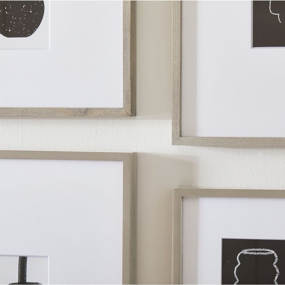 Multi-Mat Wood Gallery Frames - Grey Wash | West Elm Australia