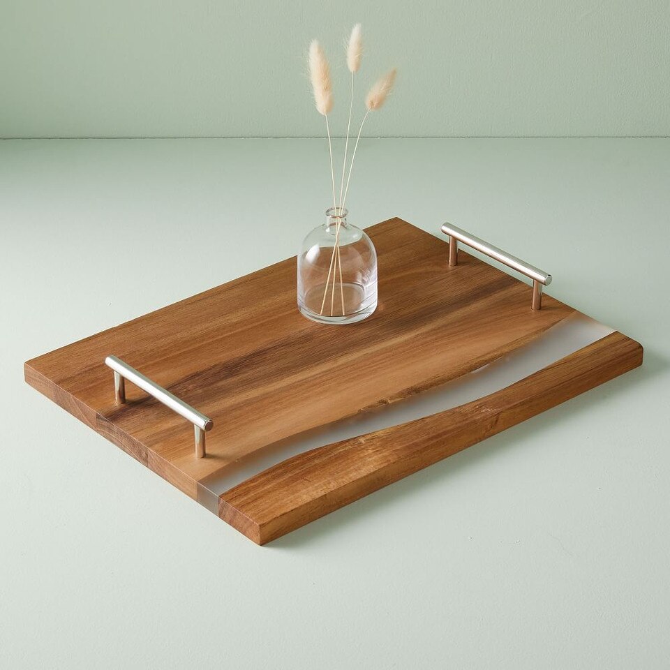 Wood & Resin Tray - Large Rectangle | West Elm Australia
