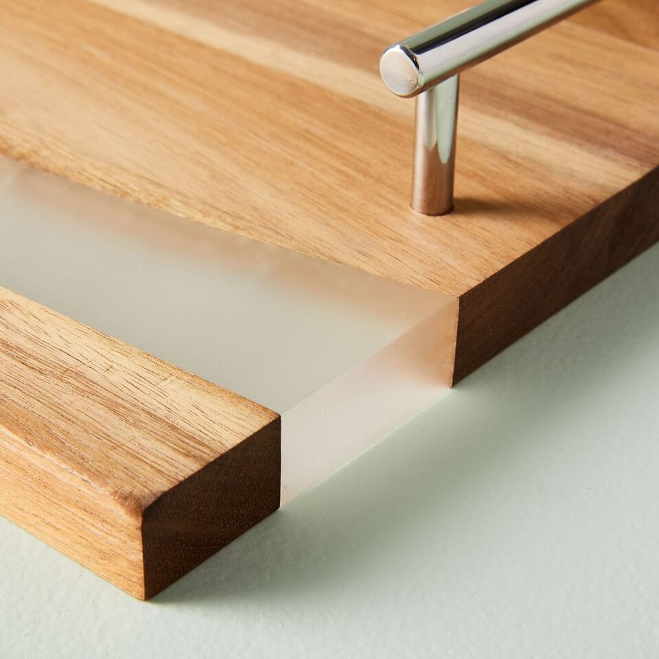Wood & Resin Tray - Large Rectangle | West Elm Australia