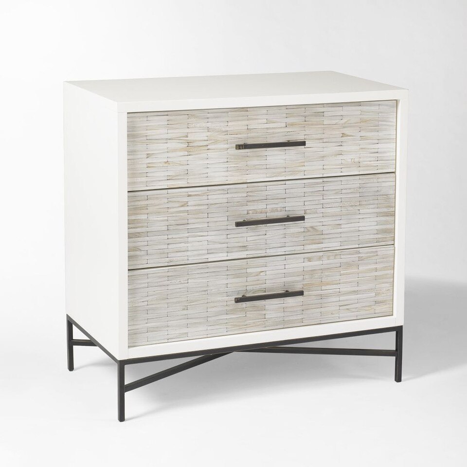 Wood Tiled 3-Drawer Dresser | west elm Australia