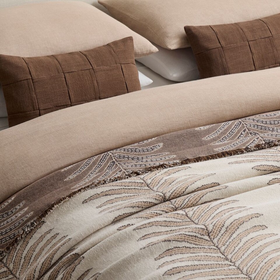 Woven Palm Bed Blanket - West Elm Australia