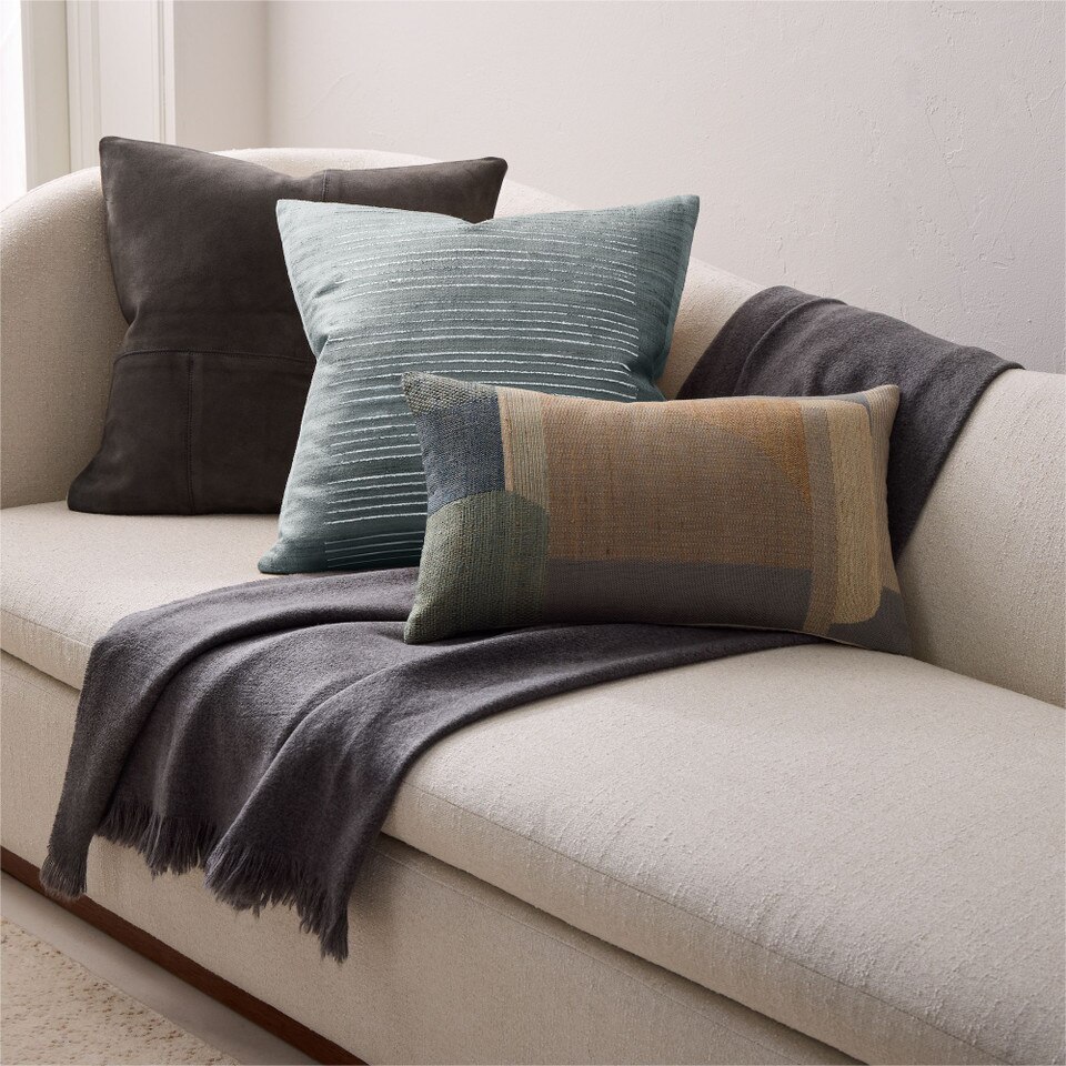 Woven Silk Patches Cushion Cover - West Elm Australia