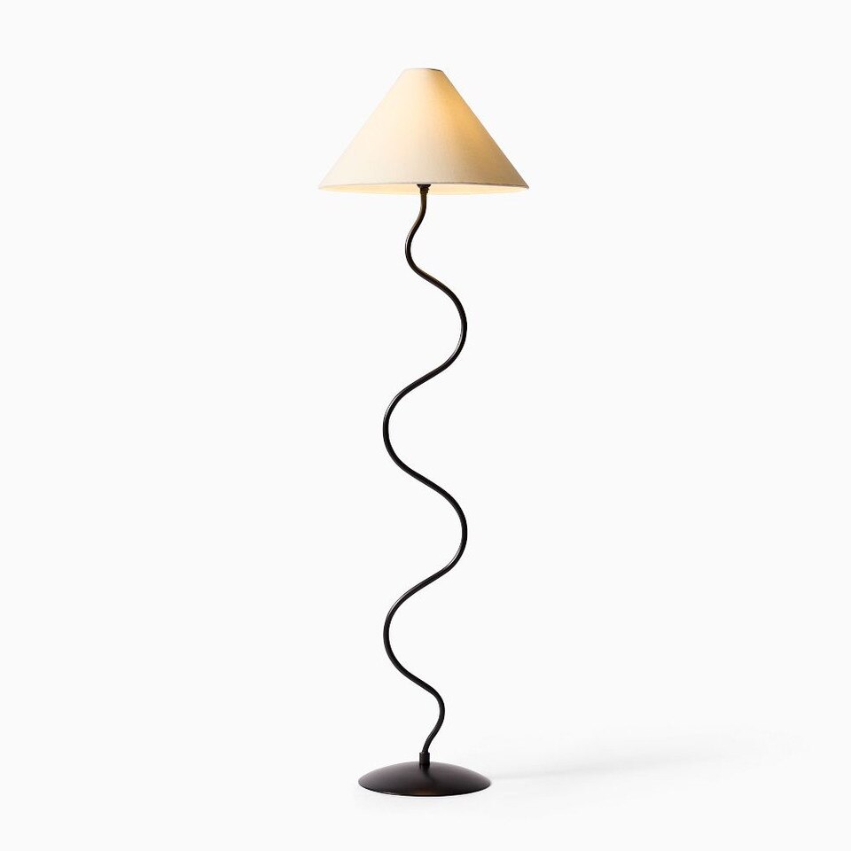 Zigzag Floor Lamp (163 cm) - West Elm Australia
