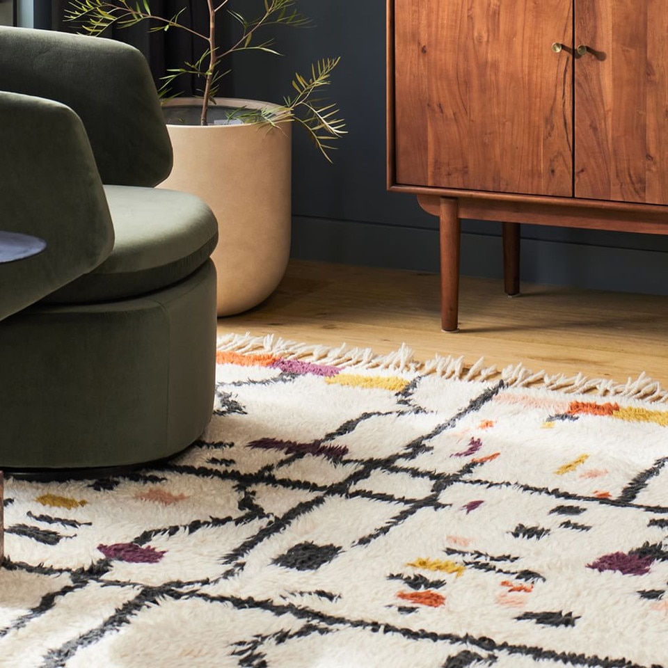 Zigzag Sketch Rug | West Elm Australia