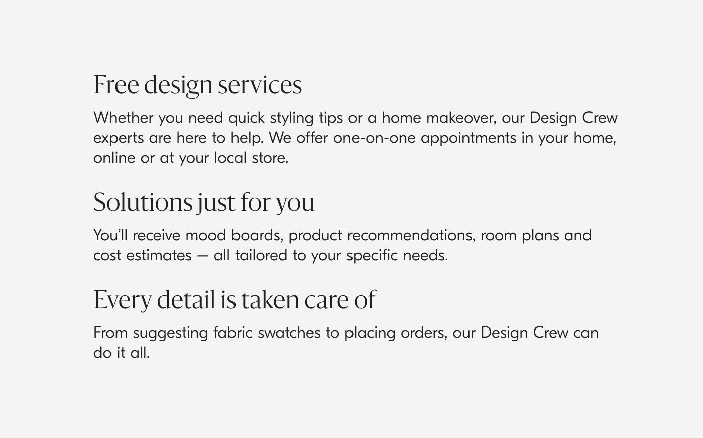 Free Design Services | west elm Australia