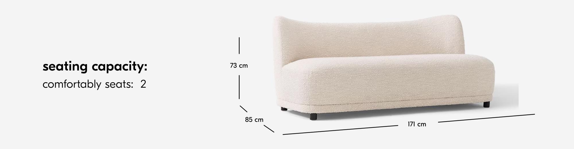 Mella Sofa (170 cm) - West Elm Australia